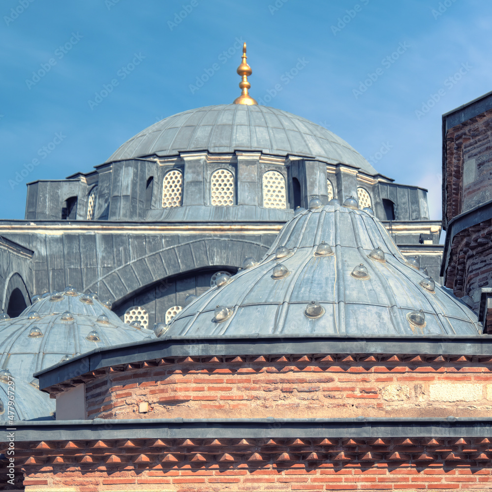 Istanbul, Turkey - April 2014: Kilic Ali Pasa Mosque at Tophane ...
