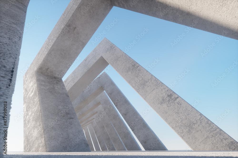 Modern, abstract concrete background, elegant architecture, minimalism ...