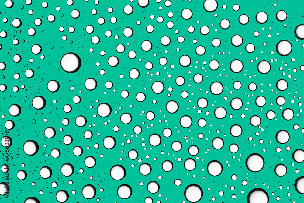 Green blue water bubbles texture. Sparkling fizzy water background ...