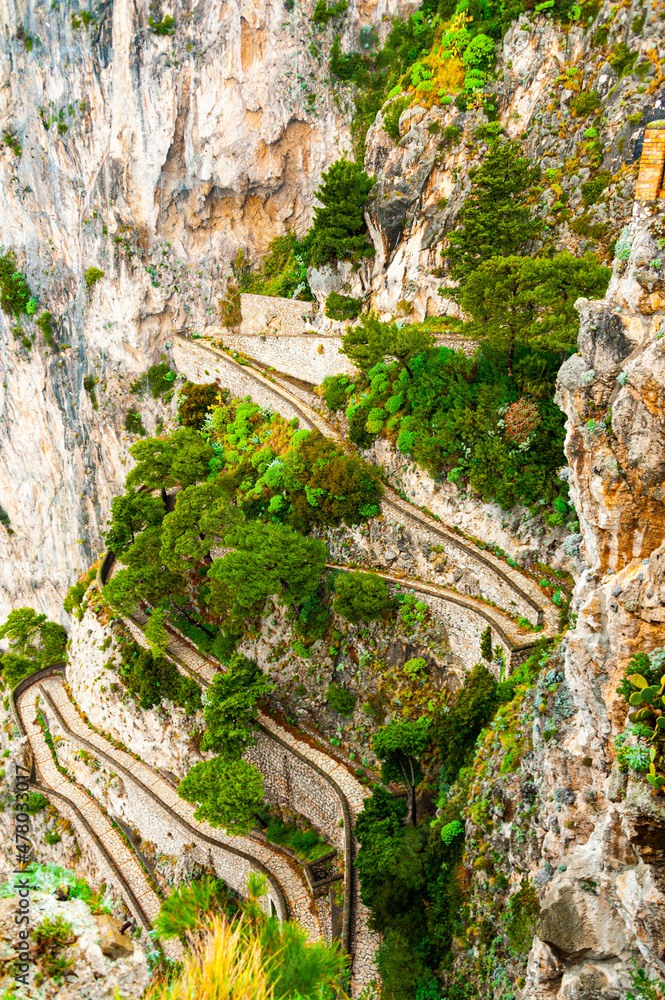 Via Krupp on the Capri island, the most beautiful path in the world ...