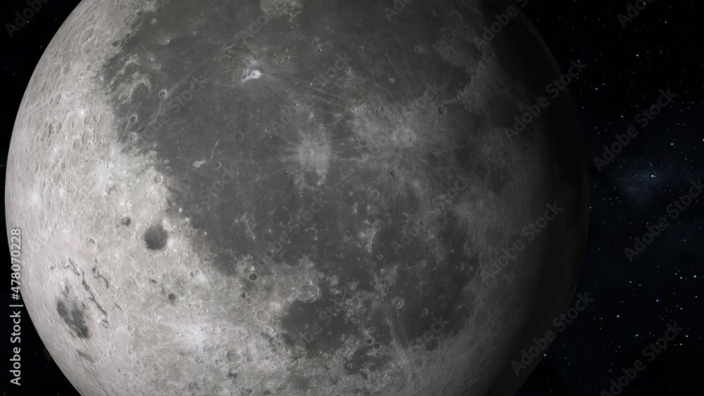 Full moon stack dark night sky. The full moon is the lunar phase when ...