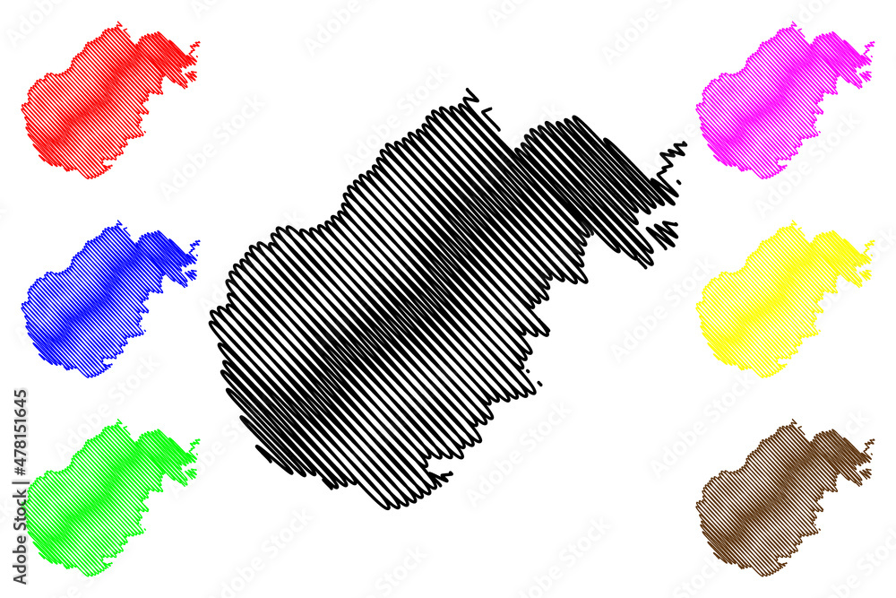 Sheopur district (Madhya Pradesh State, Chambal division, Republic of ...