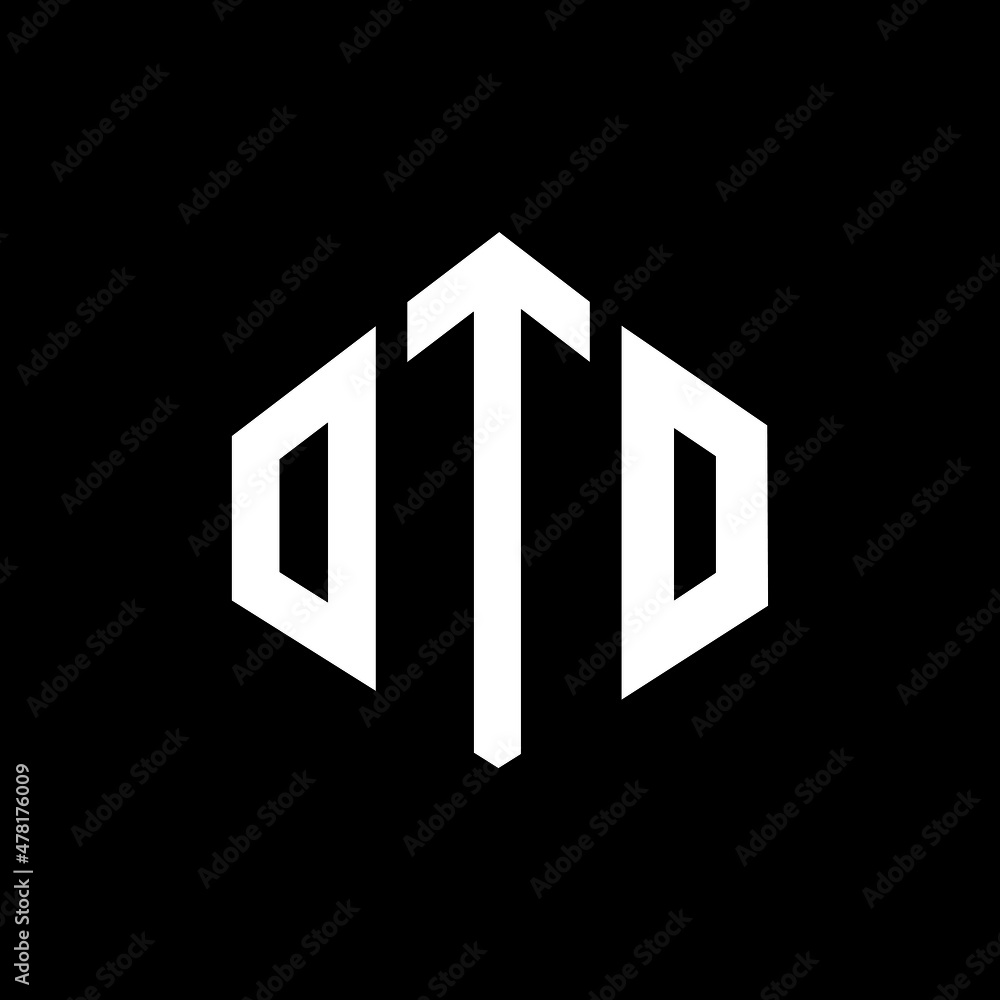 OTO letter logo design with polygon shape. OTO polygon and cube shape ...