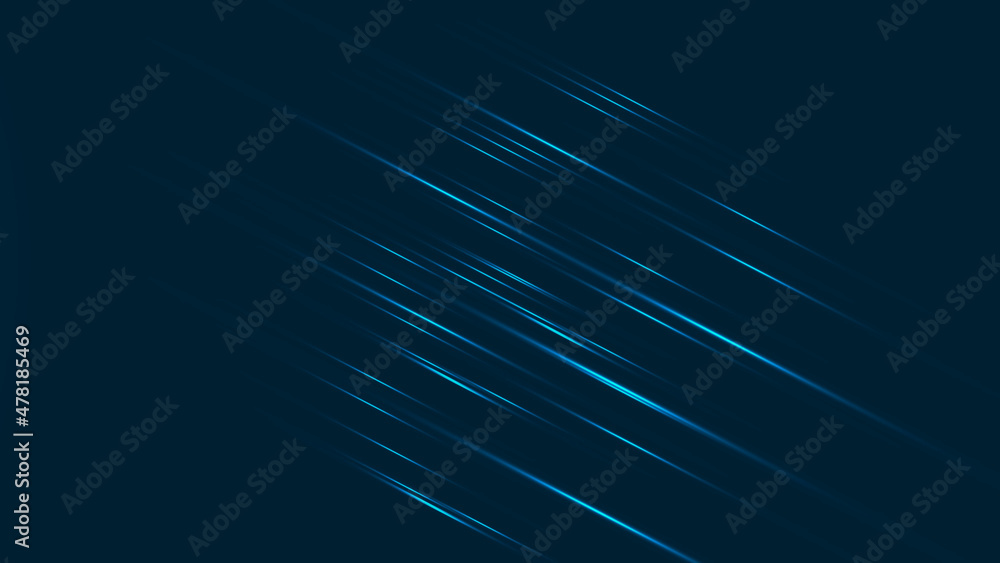 abstract dark blue technology background with lines. Digital technology ...