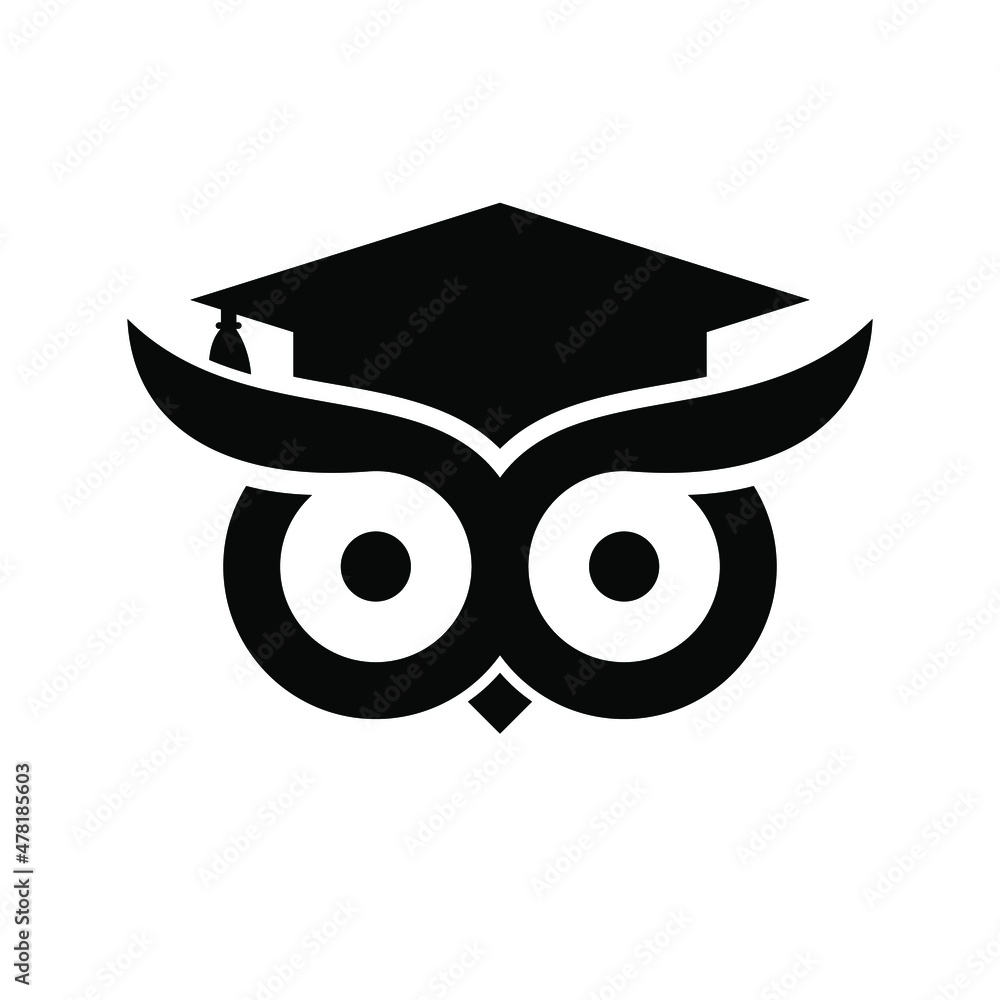 Smart Owl Logo can be use for icon, sign, logo and etc Stock Vector ...