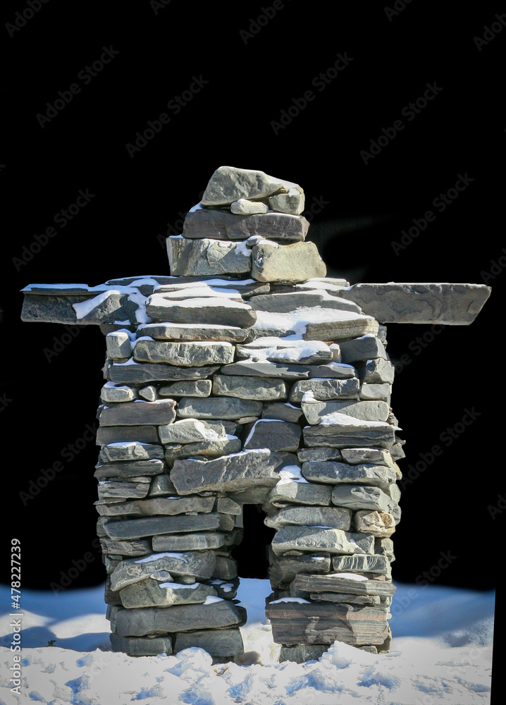 Inuksuk (also spelled inukshuk, plural inuksuit) is a figure made of ...