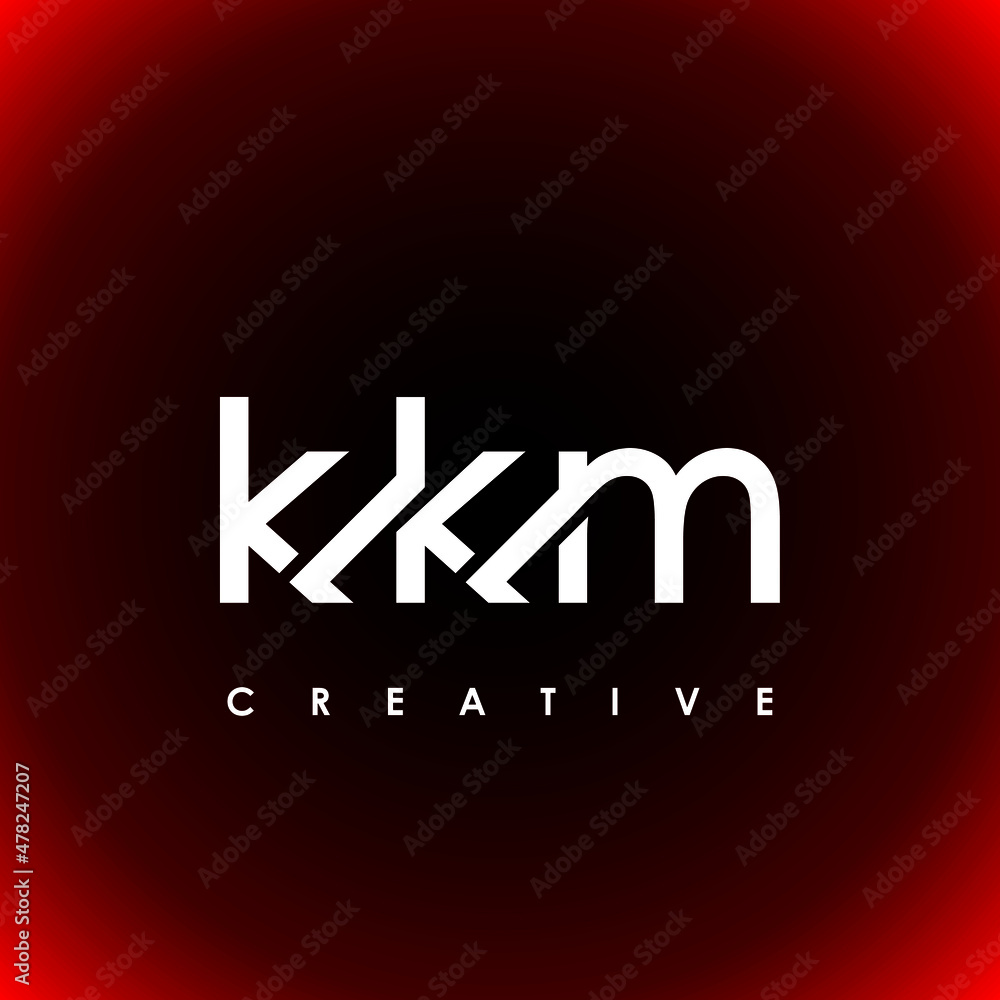 KKM Letter Initial Logo Design Template Vector Illustration Stock ...
