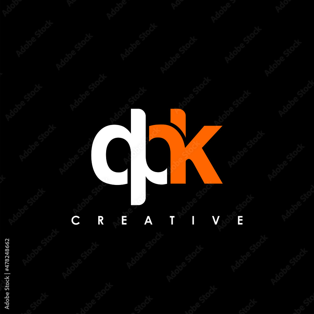 DPK Letter Initial Logo Design Template Vector Illustration Stock ...