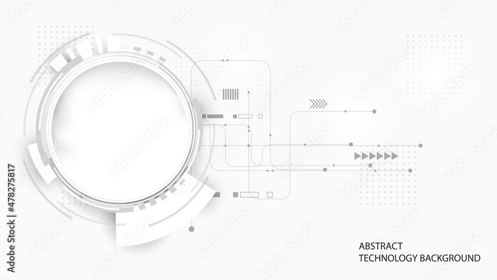 Abstract technology background, illustration, innovation background hi ...