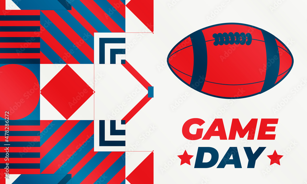 Game Day. American football playoff after the regular season in the ...