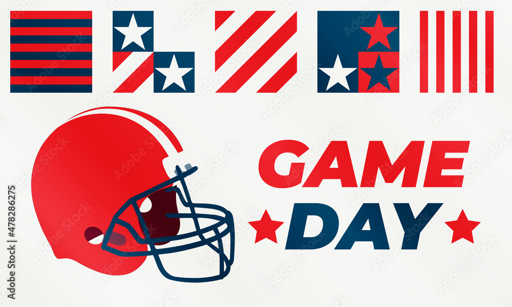 Game Day. American football playoff after the regular season in the ...