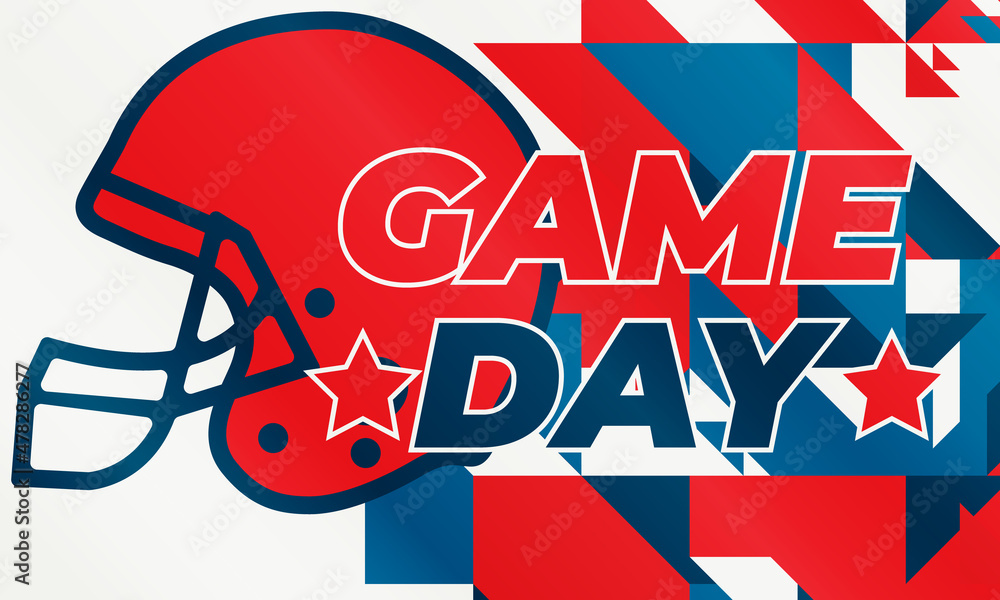 Game Day. American football playoff after the regular season in the ...