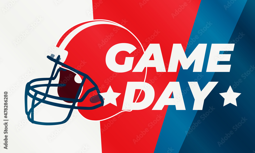 Game Day. American football playoff after the regular season in the ...