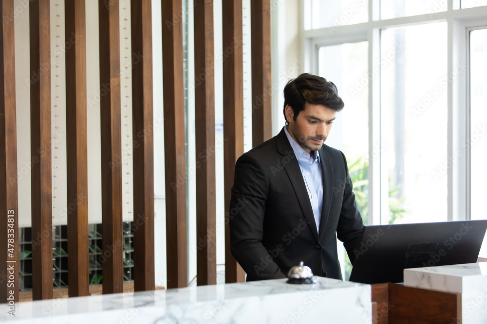 Male Hotel Receptionist