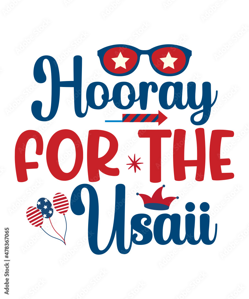 Vetor do Stock: Fourth of July Bundle svg, USA Flag Svg, Independence ...