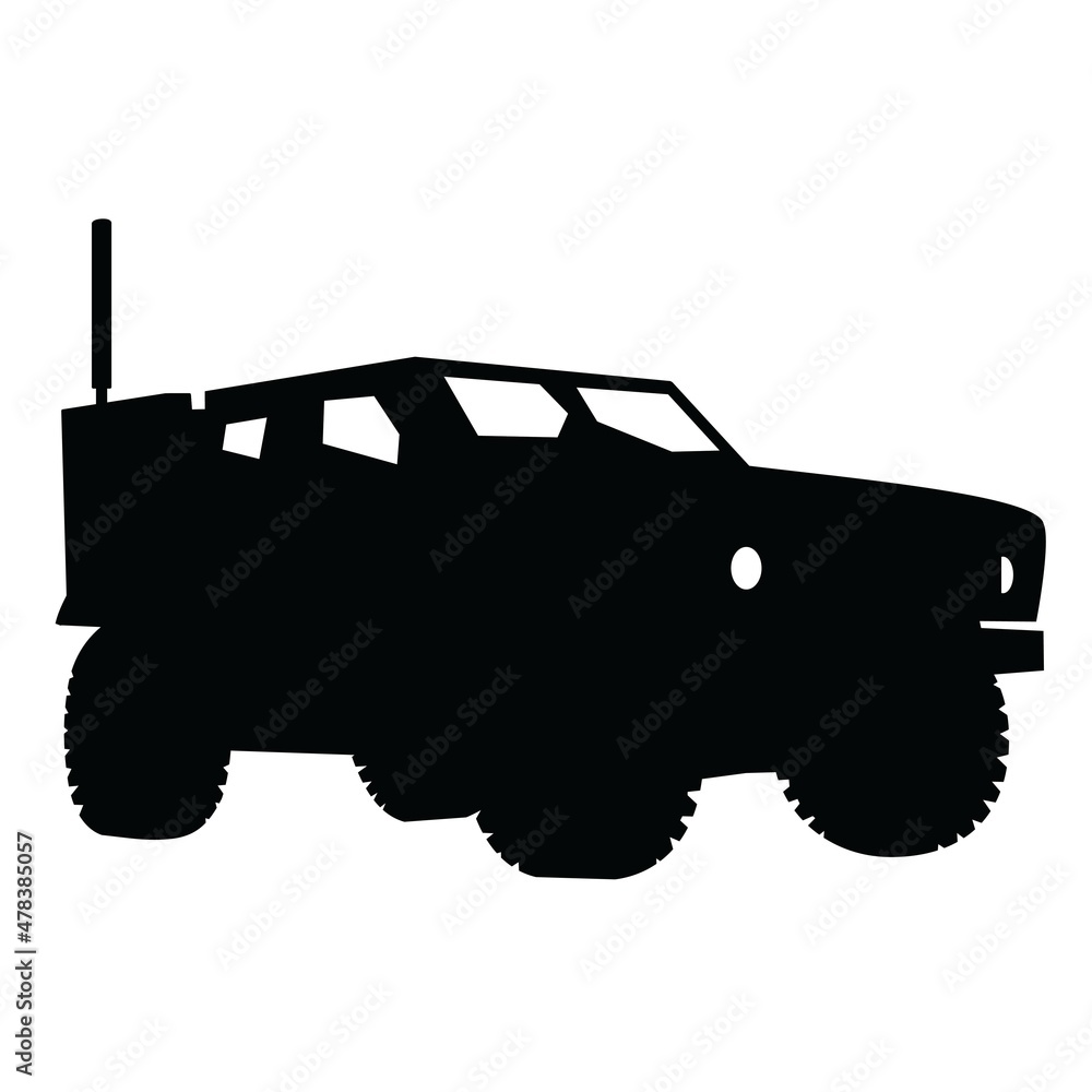 military armored vehicle transportation vector design Stock Vector ...