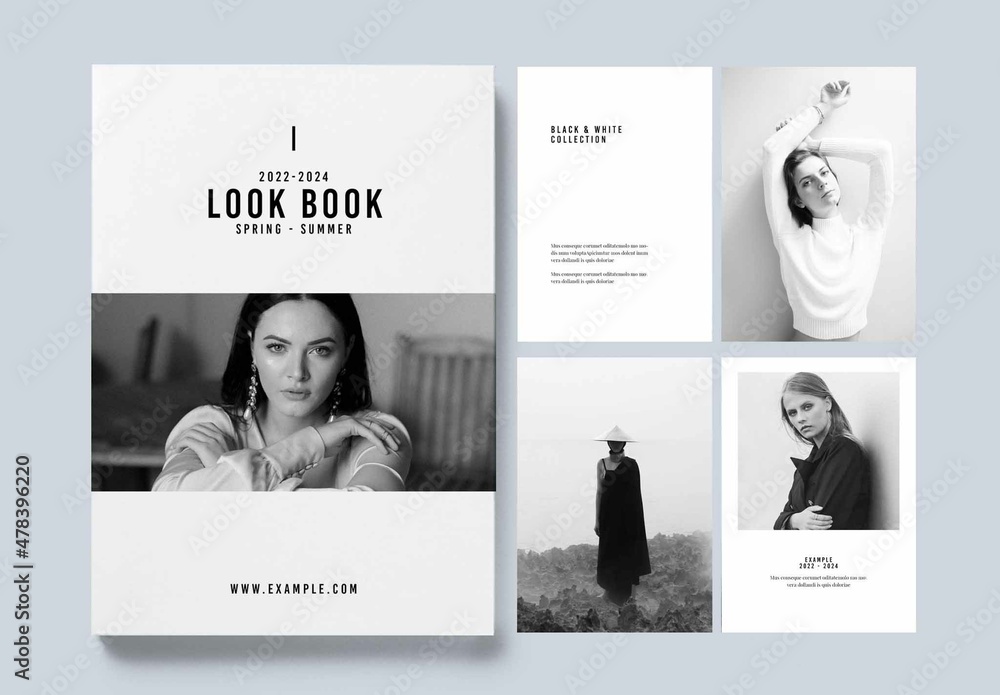 Look Book Layout Stock Template | Adobe Stock
