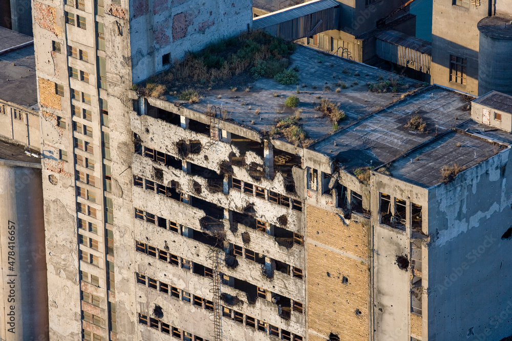 Buildings Heavily Damaged by War. Village of Vukovar Croatia Stock ...