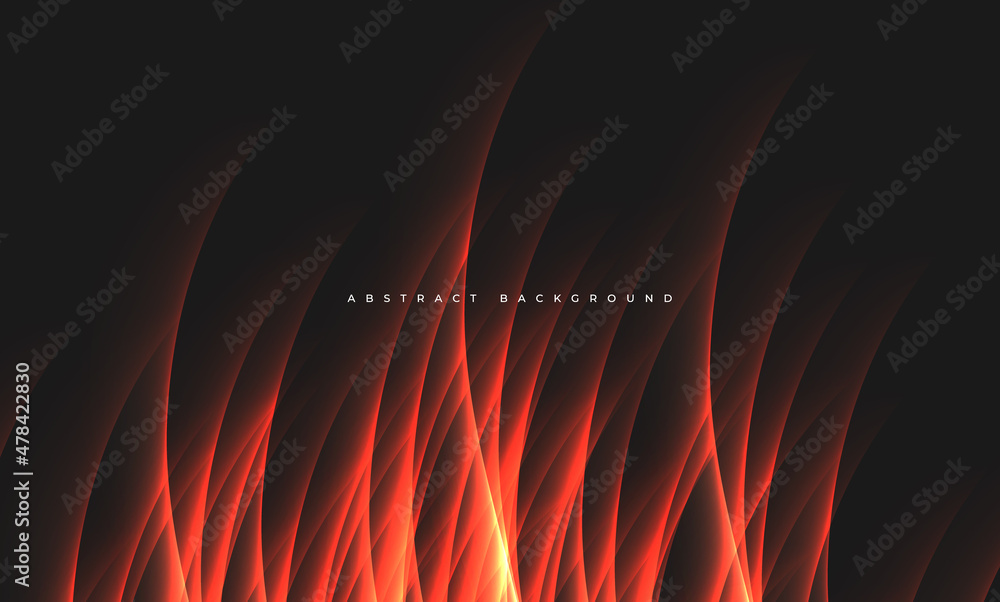 Dynamic fire wave dimension background with light shadow effect ...
