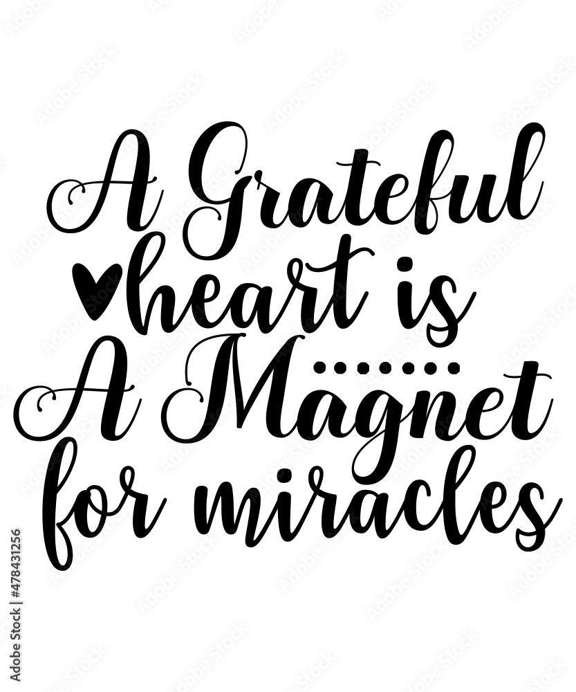 Gratitude SVG, Gratitude svg Bundle, Gratitude Quote Bundle SVG Stock ...