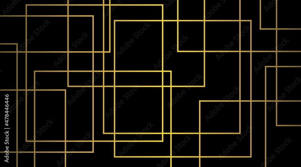 black background with gold grid lines Stock Vector | Adobe Stock