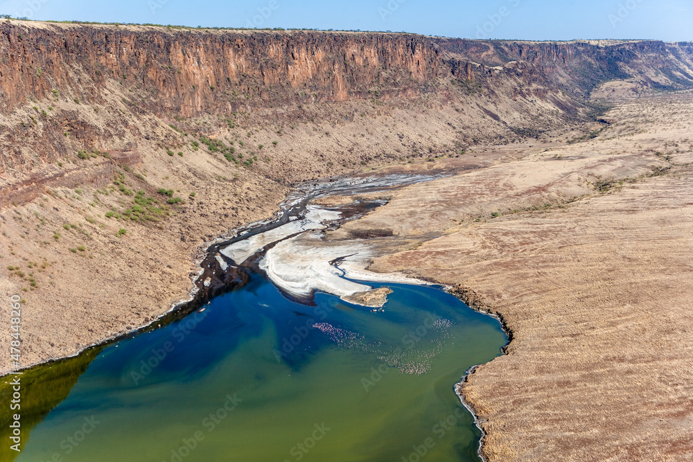 Rift Valley and Lake Magadi Kenya Stock Photo | Adobe Stock