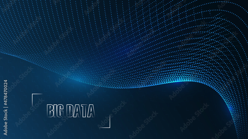 Artificial intelligence, AI Technology background.Big data concept. Hi ...