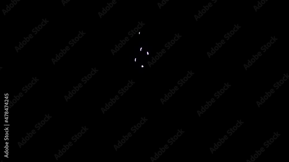 Neon fire splash animated. Fire elements with glow neon effect on black ...