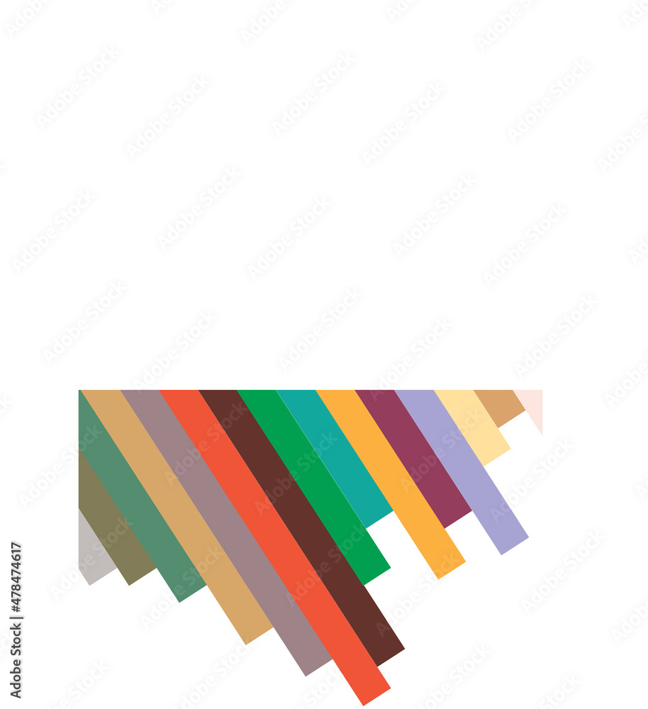 Color palette forecast of the future color trend. Stock vector palette ...