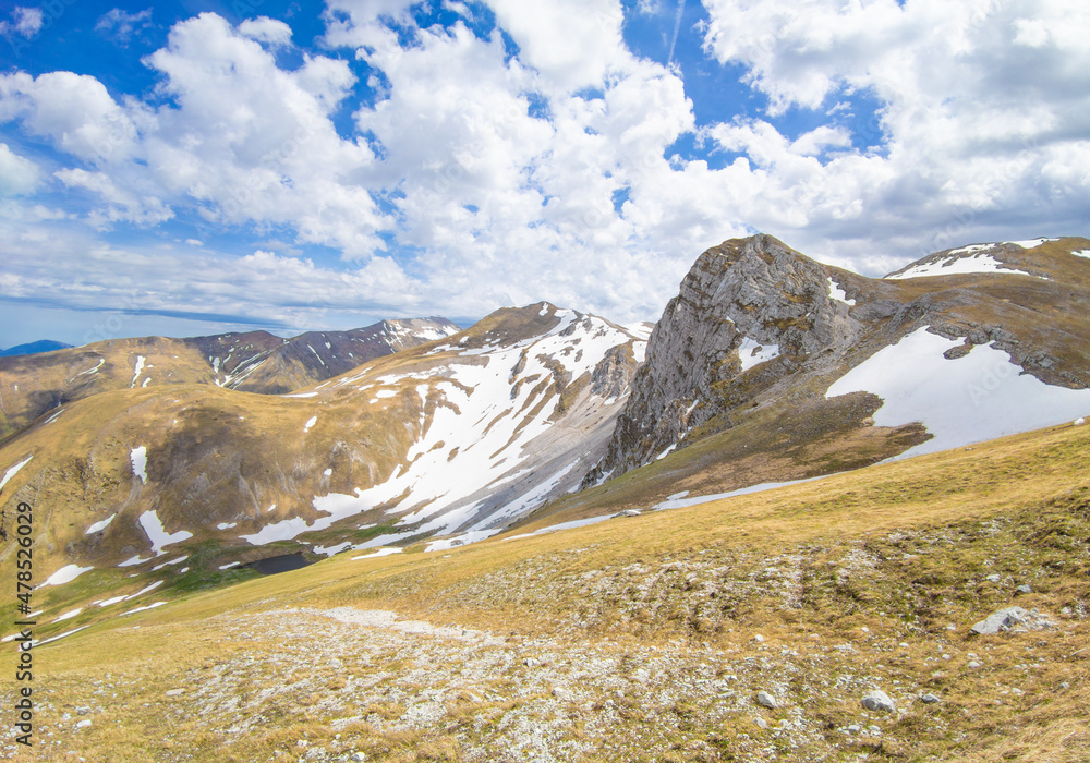 Palazzo Borghese in Montemonaco (Italy) - The landscape snow summit of ...