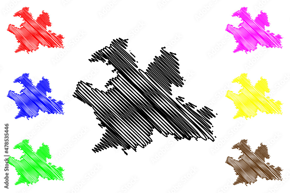 Solapur district (Maharashtra State, Pune Division, Republic of India ...