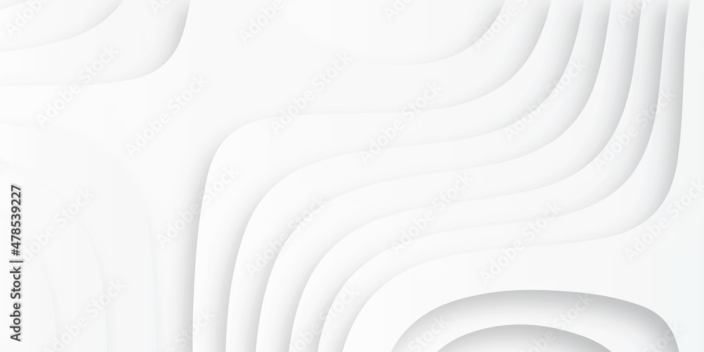Beautiful white papercut texture background, 3d illustration, abstract ...
