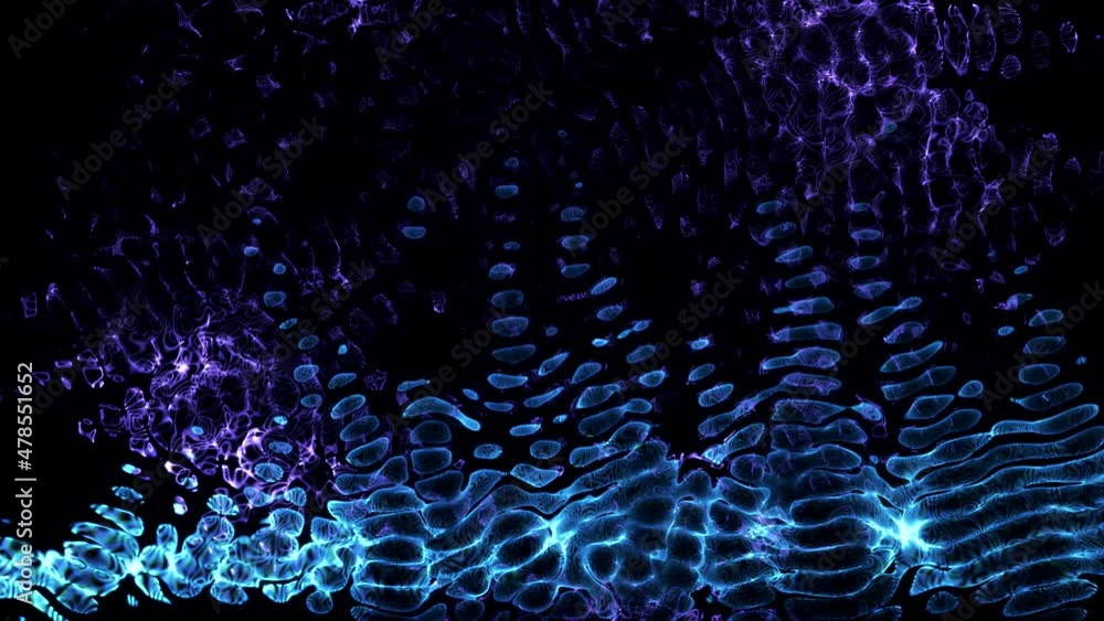 Video „Awesome bg with magic particles float in liquid, light rays like ...