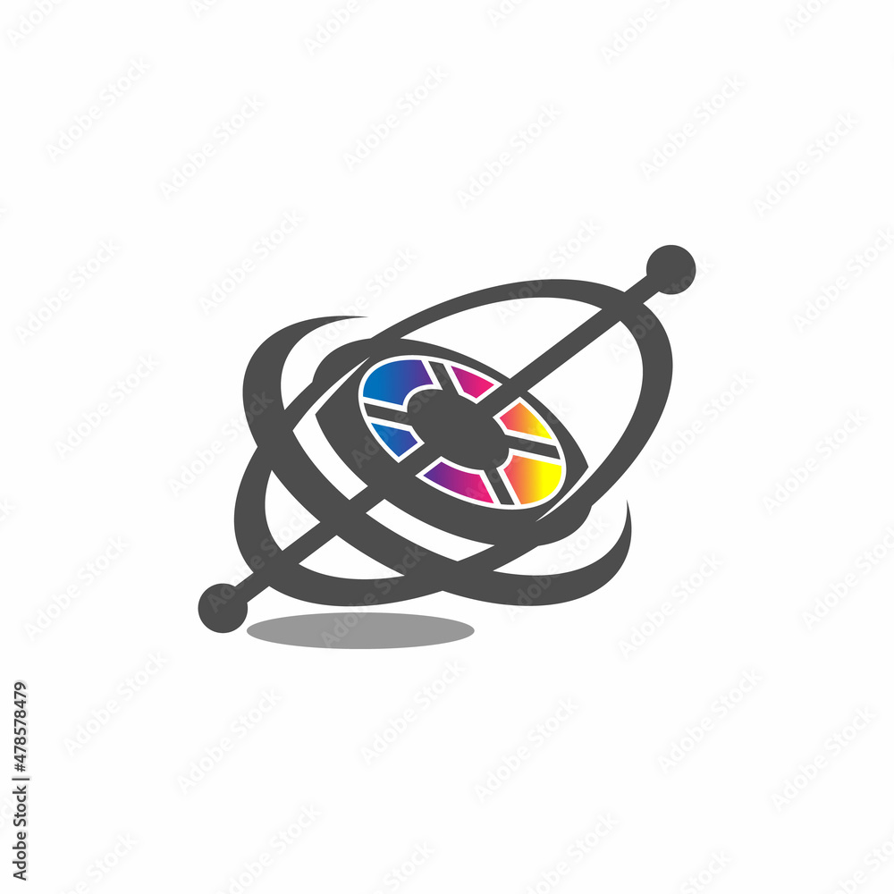 Gyroscope icon. Simple element from sensors icons collection. Creative ...