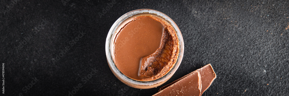 chocolate dessert cream sweet souffle or pudding choco creme brulee ...