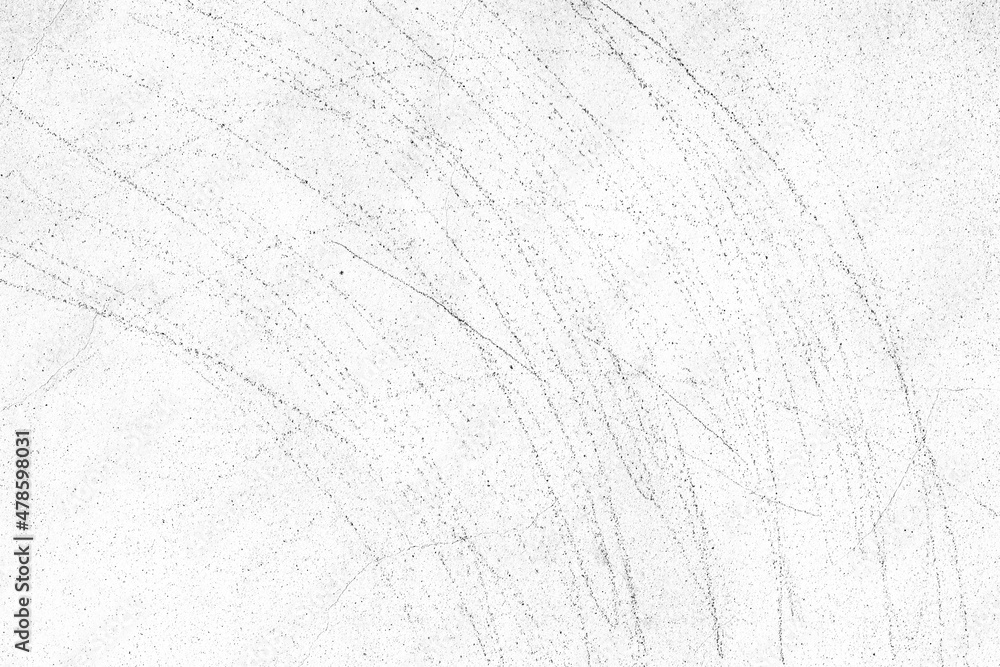 Abstract black scratch lines on a white concrete wall surface for ...