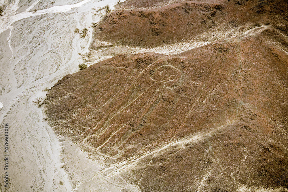Nazca Lines Geoglyphs UNESCO Site Peru Stock Photo | Adobe Stock