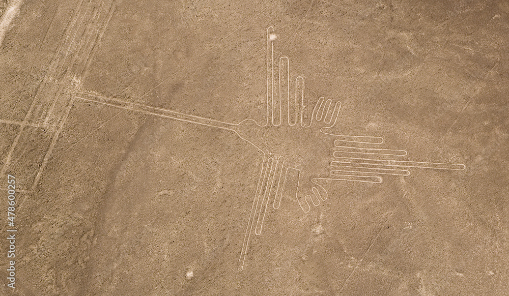 Nazca Lines Geoglyphs UNESCO Site Peru Stock Photo | Adobe Stock
