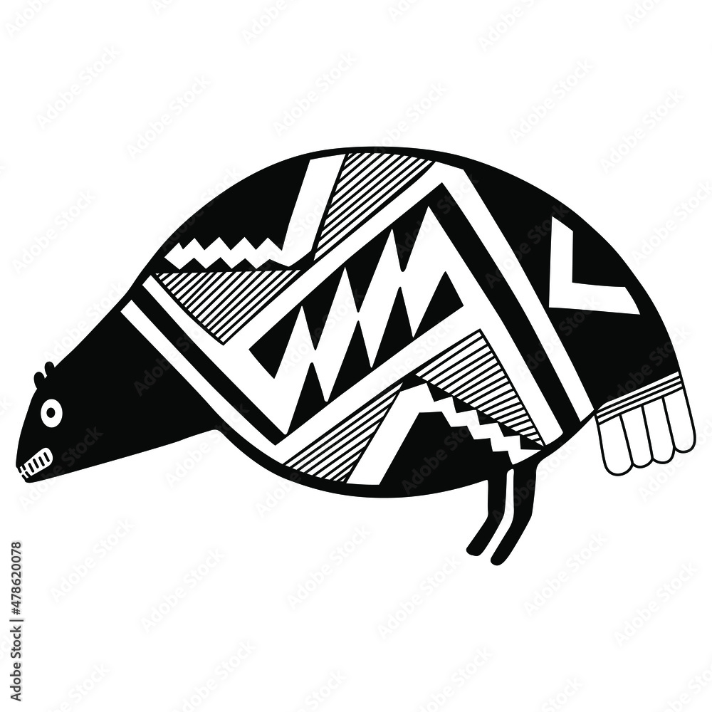 Native American Pottery Animals Designs