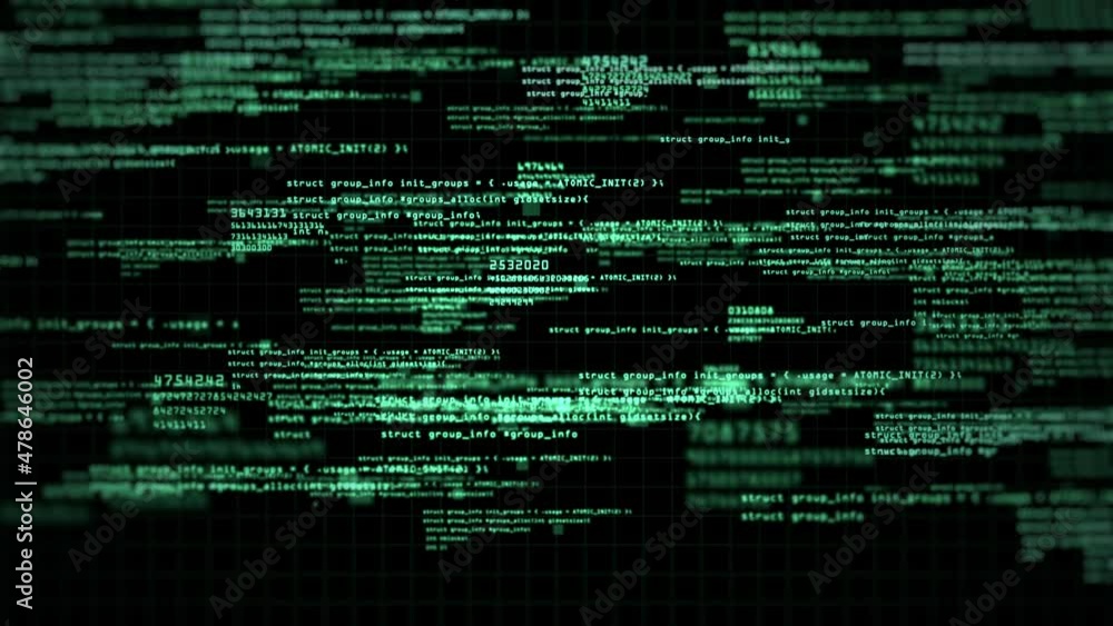 Abstract computer code running technology digital cyberspace ... Abstract computer code running technology digital cyberspace ...