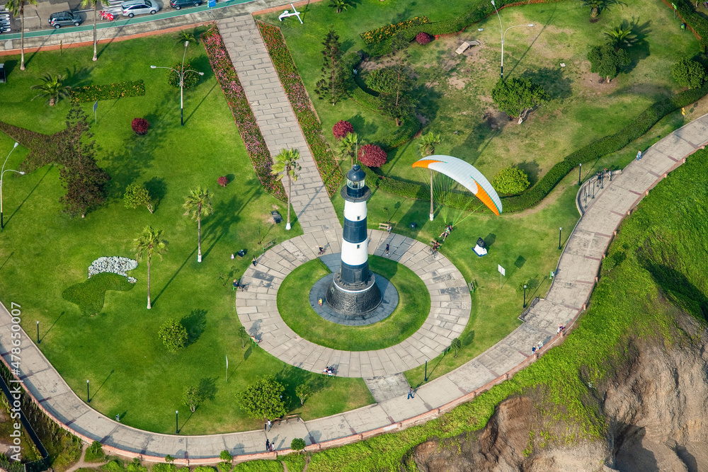 Foreshore Coastal Park Capital City Lima Peru Stock Photo | Adobe Stock