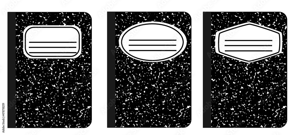 School notebook or composition book for taking note.Template workbook ...