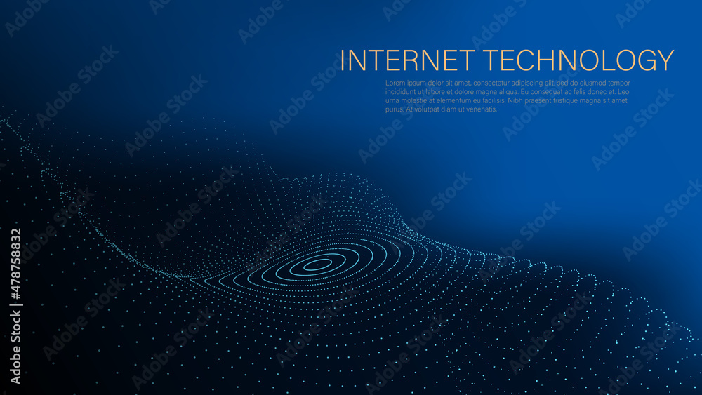 Technology background. Virtual reality analysis. Futuristic bitmap ...