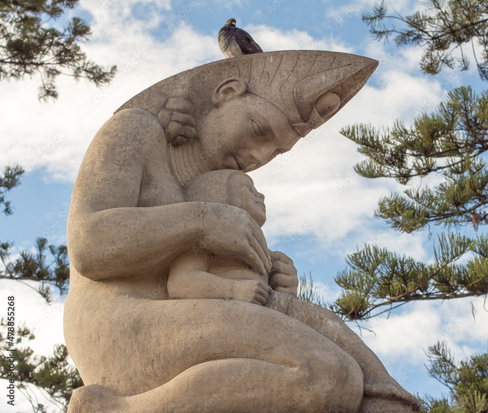 Representation of Chia (from the Chibcha language "the one who is like ...