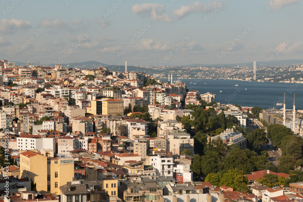 Istanbul, Turkey development area. Traditional, historic, residential ...