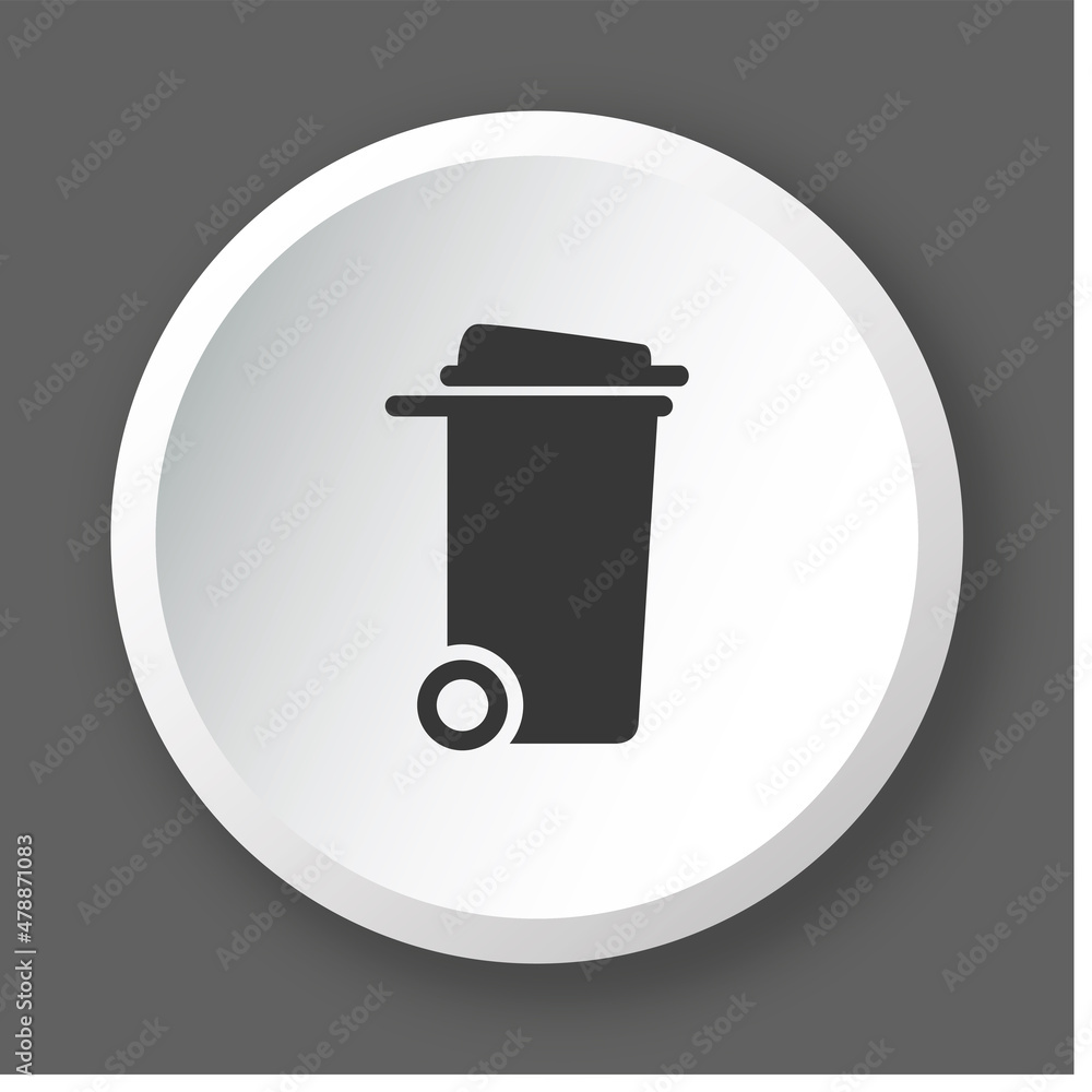 Logo Poubelle Stock Vector Adobe Stock