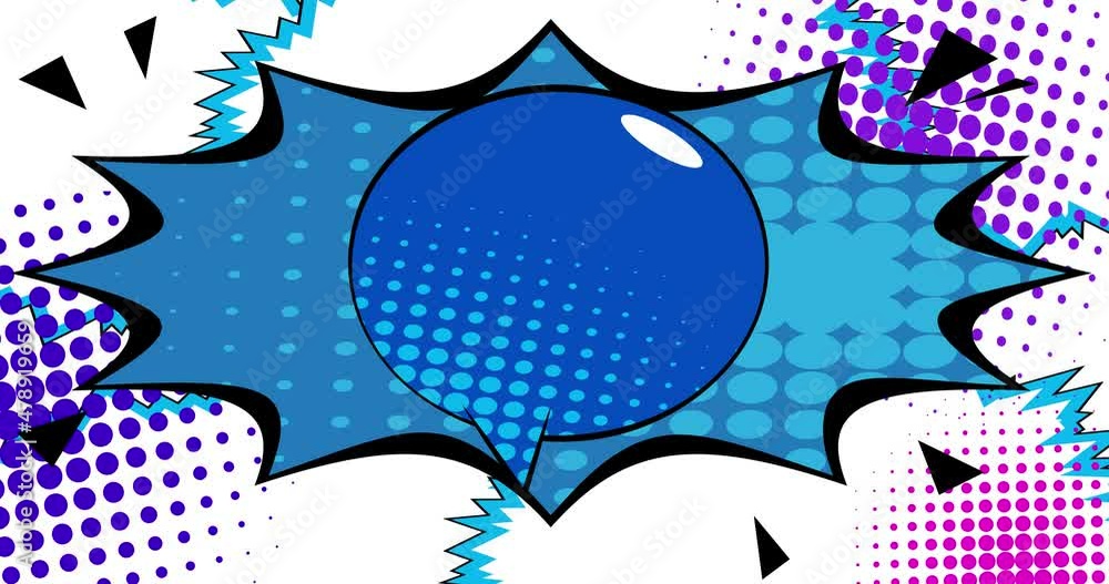 Comic Book Background. Motion poster. 4k animated Comics moving ...