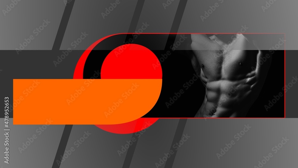 Templates for web site, flyer or header cover. Mock up sport poster ...