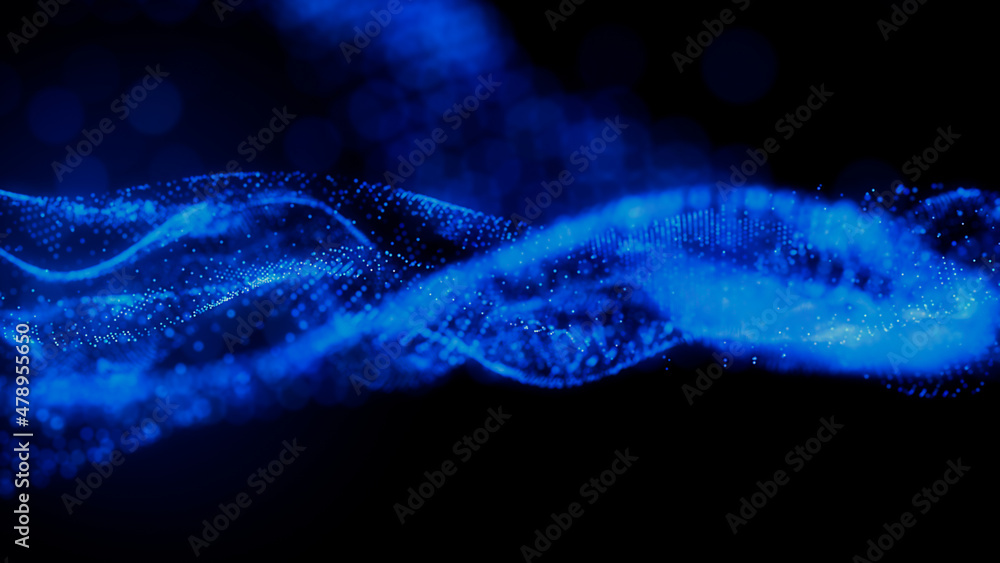 Abstract Medical Technology background. Blue, Health, Science and ...