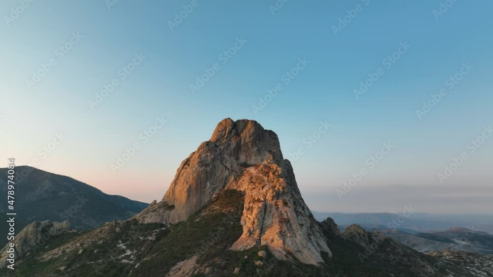 Peña de Bernal, one of the largest monoliths in the world in all its ...
